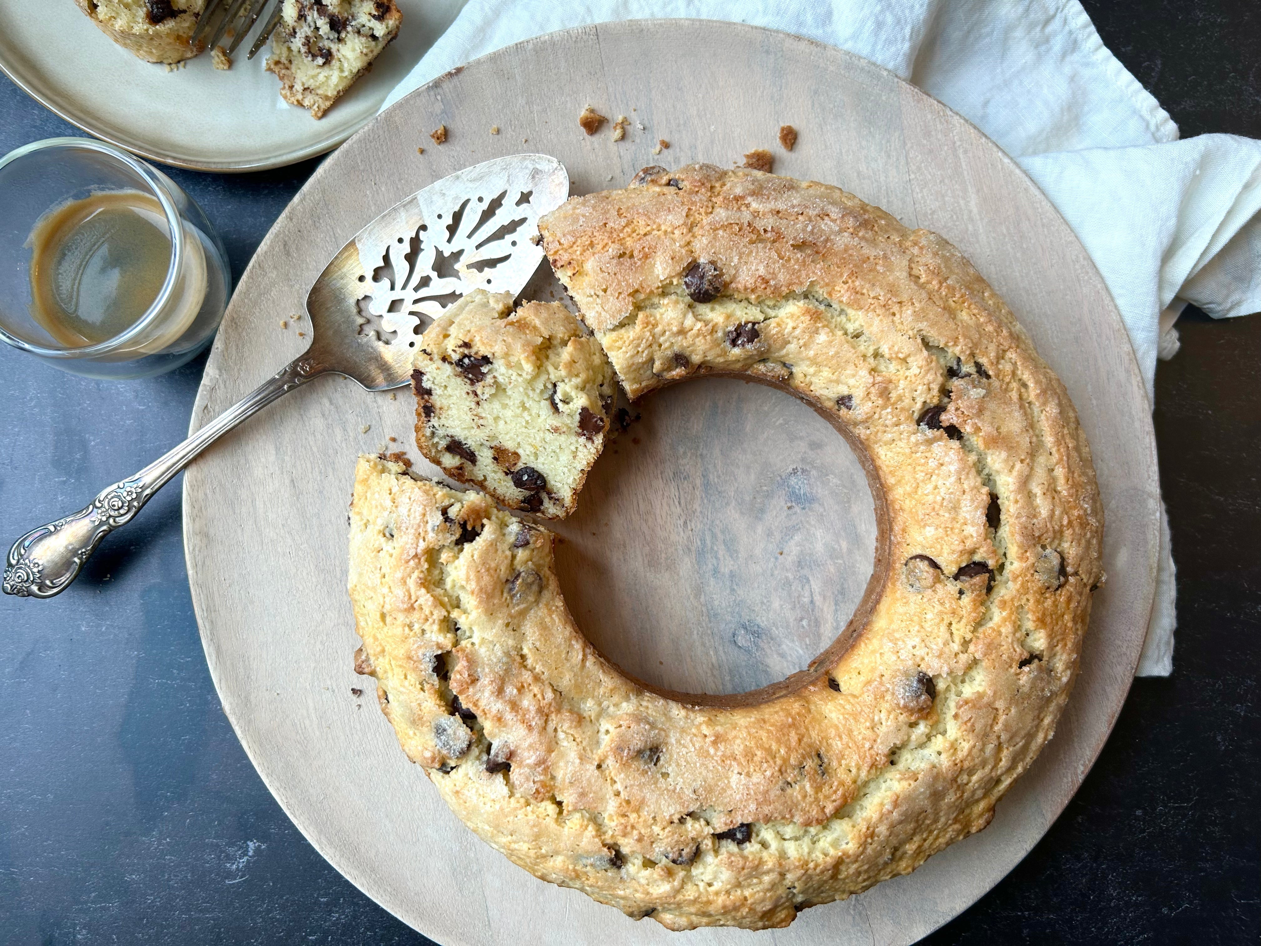 Chocolate Chip Ricotta Cake-Caputo Flour